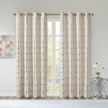Click here for Intelligent Design Khloe Geometric Metallic Gromme... prices