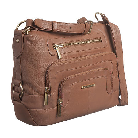 Click here for Stone Mountain Leather Montauk Boat Bottom Hobo Ba... prices