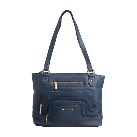 Click here for Stone Mountain Leather Montauk East West Tote Bag... prices