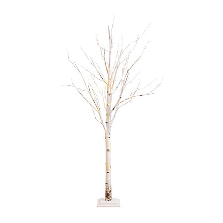Click here for Nearly Natural Faux Pre-Lit Birch Christmas Tree... prices