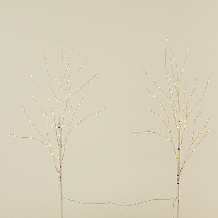 Click here for Nearly Natural 2.5 Faux Birch 2-pc. Decorative Bra... prices