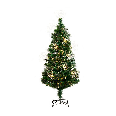 Click here for Nearly Natural Fiber Optic Faux 5 Foot Pre-Lit Pin... prices