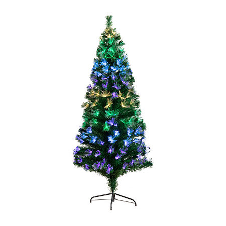 Click here for Nearly Natural Fiber Optic Faux 6 Foot Pre-Lit Pin... prices