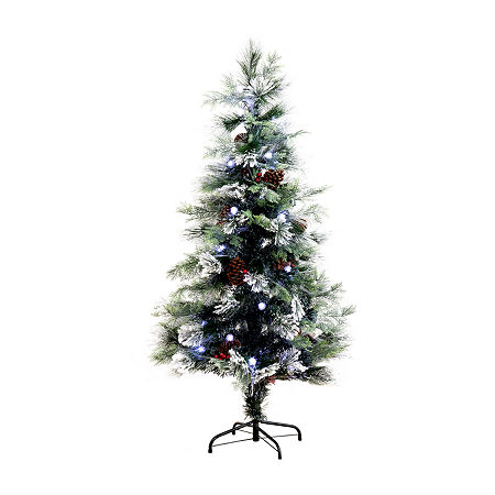 Click here for Nearly Natural Fiber Optic Faux 5 Foot Pre-Lit Flo... prices