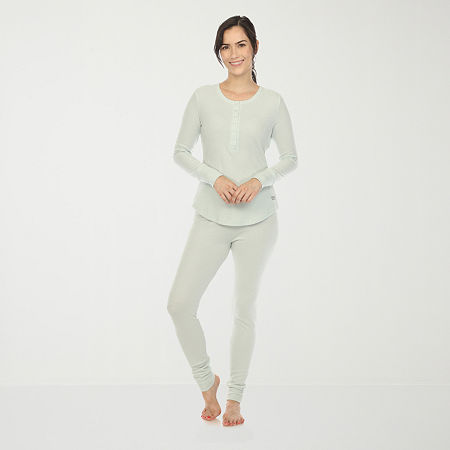 Click here for White Mark Womens Long Sleeve 2-pc. Pajama Sets  X... prices