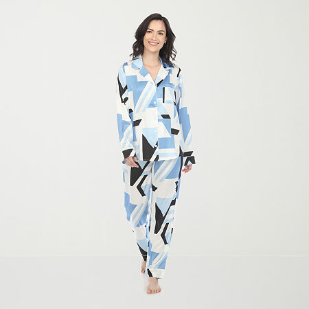 Click here for White Mark Womens Satin Long Sleeve 2-pc. Pajama S... prices