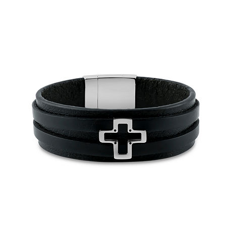 Click here for Mens Stainless Steel Wrap Bracelet  One Size prices