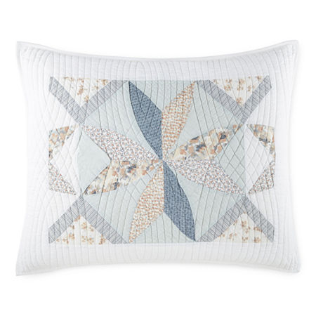 Click here for Linden Street Blueridge Pillow Sham  One Size  Blu... prices