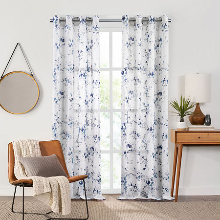 Click here for Fieldcrest Arden Watercolor Bouquet Cotton Grommet... prices