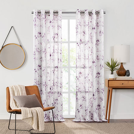 Click here for Fieldcrest Arden Watercolor Bouquet Cotton Grommet... prices