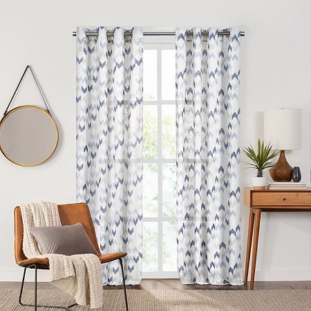 Click here for Fieldcrest Arden Modern Herringbone Cotton Grommet... prices