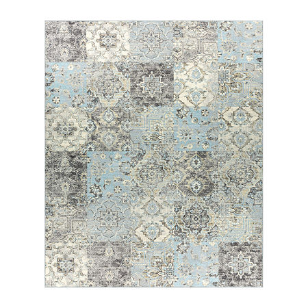 Click here for Maples Patchwork Rectangular Indoor Rugs  One Size... prices