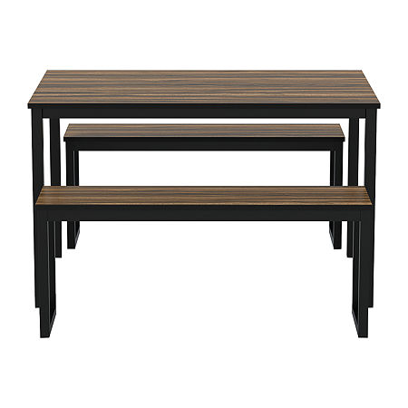 Click here for 3-pc. Rectangular Dining Set  One Size  Brown prices
