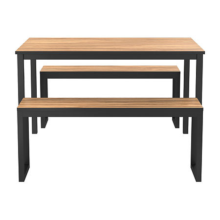 Click here for 3-pc. Rectangular Dining Set  One Size  Brown prices