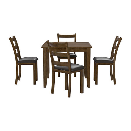 Click here for 5-pc. Square Dining Set  One Size  Brown prices