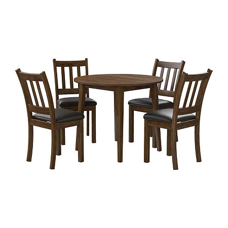 Click here for 5-pc. Round Dining Set  One Size  Brown prices