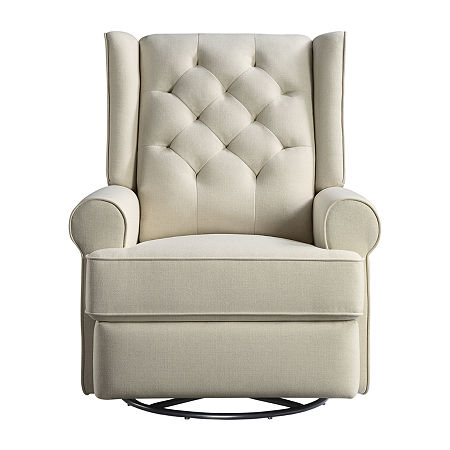 Click here for Amelia Swivel Glider Recliner  One Size  Beige prices