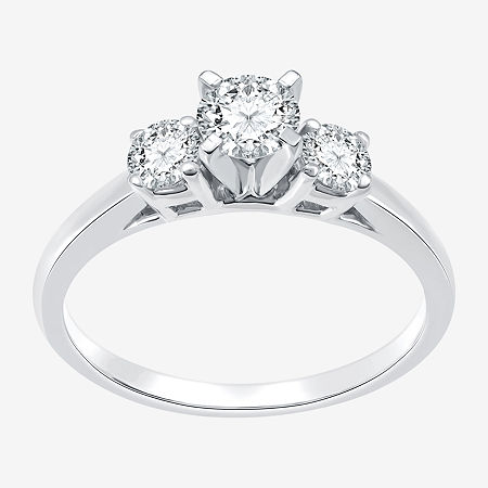 Click here for (H-I / Si2-I1) Womens 3/4 CT. T.W. Lab Grown White... prices