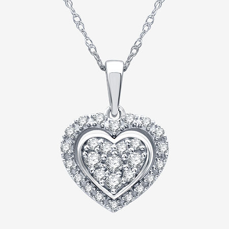Click here for Womens 1/4 CT. T.W. Lab Grown White Diamond Sterli... prices