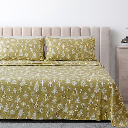 Click here for Linery Print Turkish Flannel Sheet Set  One Size... prices