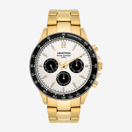 Click here for Armitron Mens Gold Tone Stainless Steel Bracelet W... prices