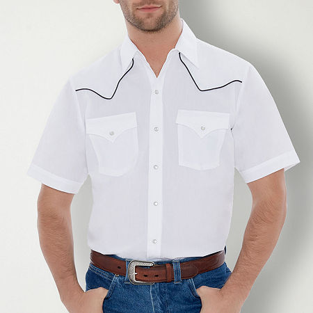 Click here for Ely Cattleman Western Mens Short Sleeve Classic Fi... prices