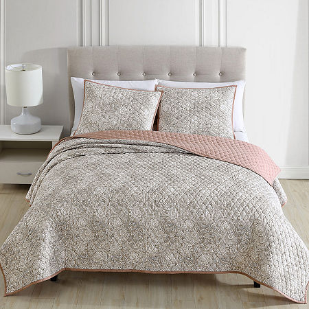 Click here for Riverbrook Home Katie Coverlet Set  One Size  Pink prices