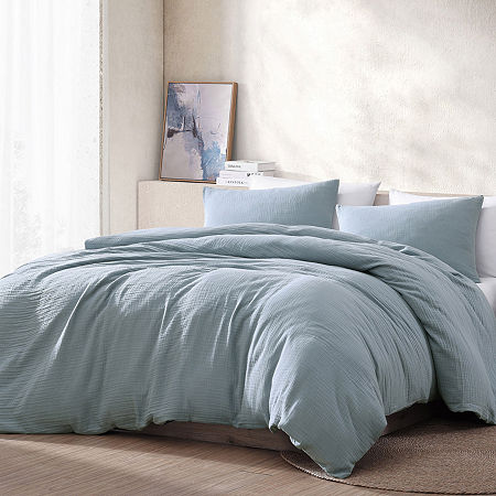 Riverbrook Home Devin Gauze 4-Pc. Comforter Set  King - Light Blue