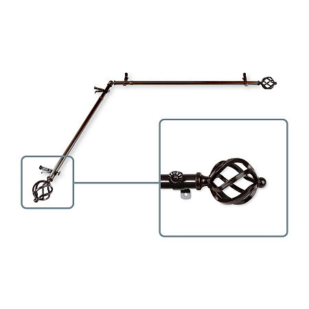 Click here for Rod Desyne Twist Corner 13/16 IN Adjustable Curtai... prices