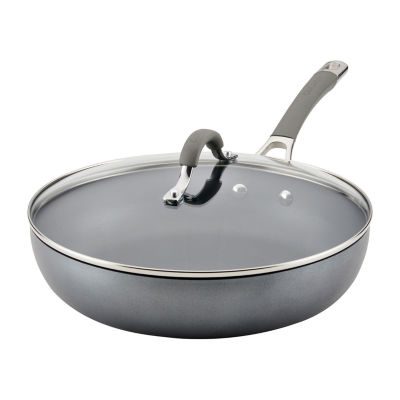 Circulon Elementum Hard Anodized 12" Deep Skillet with Lid, Color ...