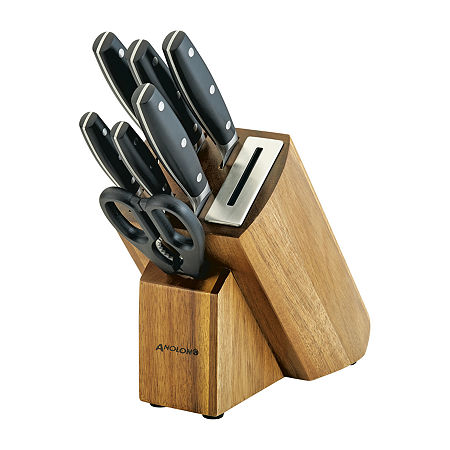 Click here for Anolon AlwaysSharp Japanese Steel 8-pc. Knife Bloc... prices
