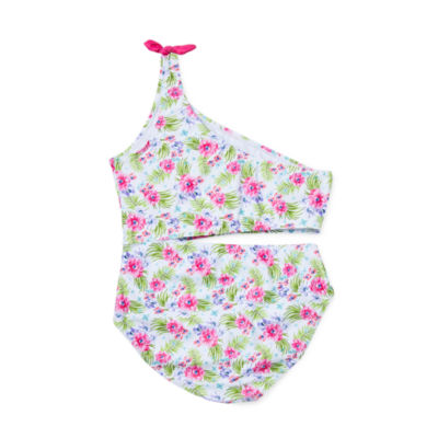 Sol Swim Little & Big Girls Floral One Piece Swimsuit