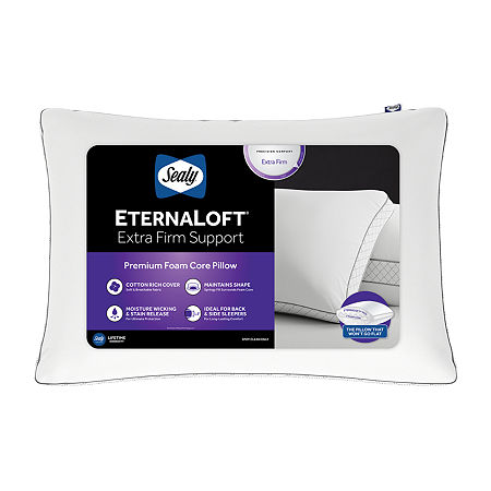Click here for Sealy EternaLoft Extra Firm Support Pillow  One Si... prices
