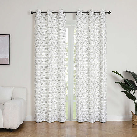 Click here for Regal Home Vance Printed Grommet Top Energy Saving... prices