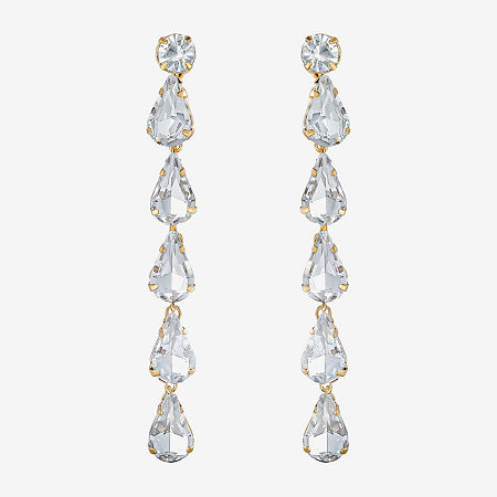 Click here for JS Jessica Simpson Gold Tone Linear Womens Glass D... prices