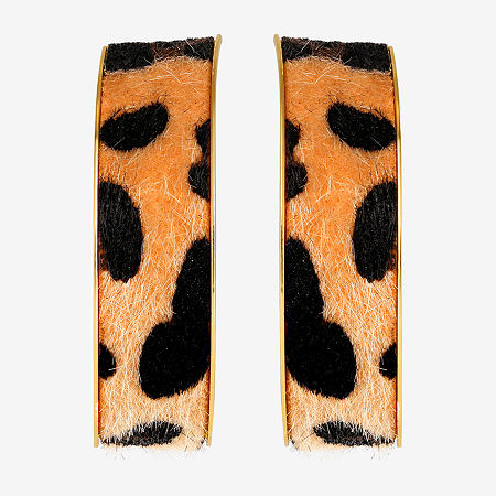 Click here for JS Jessica Simpson Gold Tone Leopard Print Womens... prices