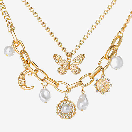 Click here for JS Jessica Simpson Gold Tone Charm & Pendant Women... prices