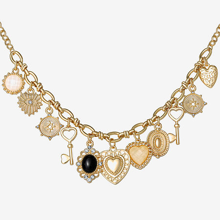 Click here for JS Jessica Simpson Gold Tone Charm Womens Multi Co... prices