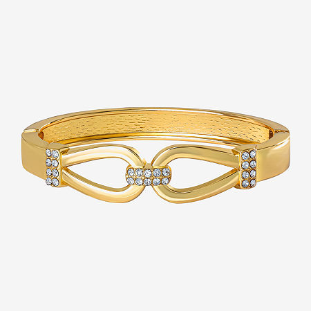 Click here for JS Jessica Simpson Gold Tone Hinged Link Womens Gl... prices