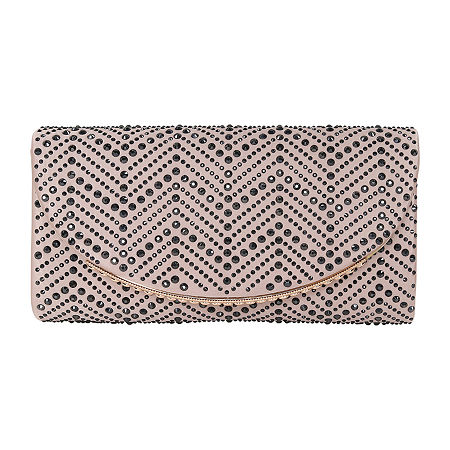 Click here for American Glamour Badgley Mischka Chevron Flap Bead... prices