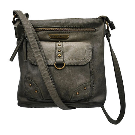 Click here for Stone Mountain Embossed Crossbody w/ Studs prices