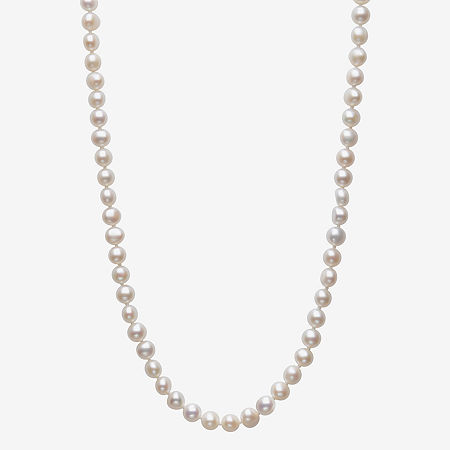 Click here for Womens White 18 Inch Strand Necklace  One Size  Wh... prices