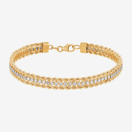 Click here for Made in Italy Womens 14K Gold 7.5 Inch Solid Rope... prices