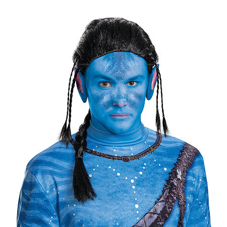 Click here for Mens Avatar Wig Costume Accessory  Large  Black prices