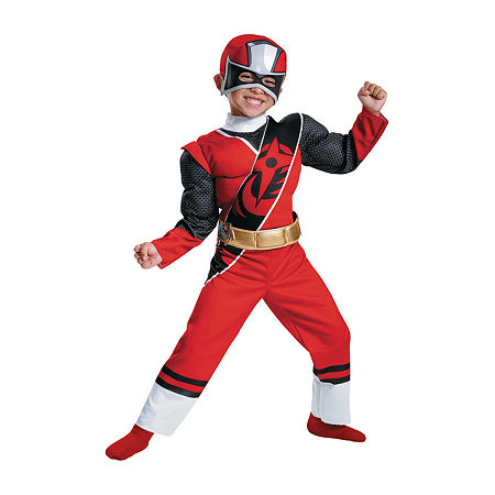 Click here for Boys Ninja Steel Red Muscle Power Rangers Costume... prices