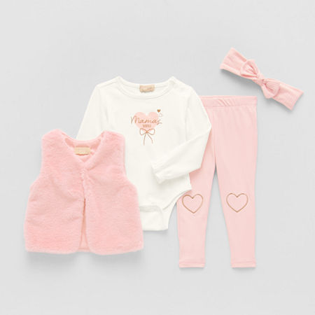 Click here for Btween Baby Girls 3-pc. Legging Set  12 Months  Pi... prices