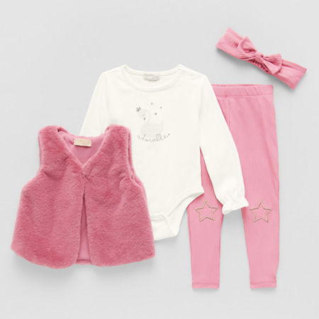 Click here for Btween Baby Girls 3-pc. Legging Set  18 Months  Pi... prices