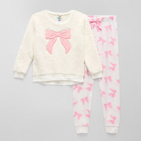 Click here for Sleep On It Little & Big Kid Girls Plush Crew Neck... prices