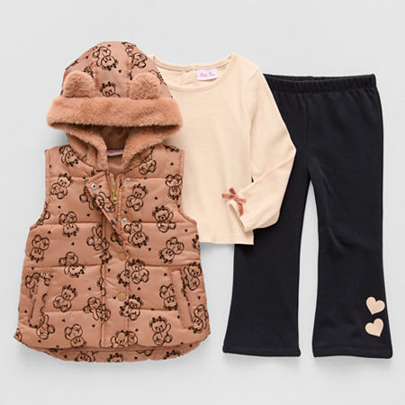 Click here for Little Lass Toddler Girls 3-pc. Legging Set  5t  B... prices