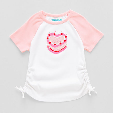 Click here for Thereabouts Little & Big Kid Girls Round Neck Shor... prices